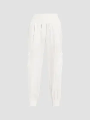 Cinq À Sept Giles Twill Cargo Joggers - Ivory