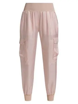 Cinq À Sept Giles Twill Cargo Joggers Rose Clay