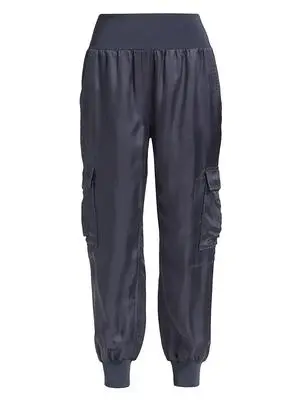 Cinq À Sept Giles Twill Cargo Joggers Shadow