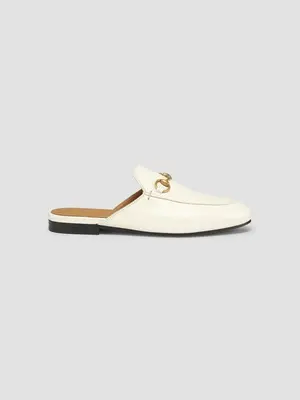 Gucci Princetown Leather Slipper White