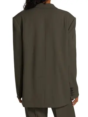 Gauchère - Women's Tara Single Breasted Jacket - Dark Olive 