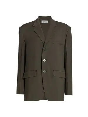 Gauchère - Women's Tara Single Breasted Jacket - Dark Olive 