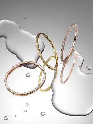 Chopard Ice Cube 18k & 0.33 Tcw Diamond Bangle
