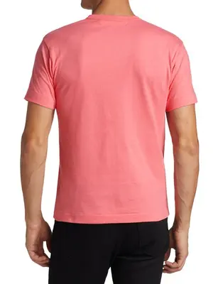 Play Comme Des Garcon Center Heart Graphic T-shirt - Pink