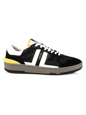LANVIN Clay Low-top Tennis Sneakers White Black