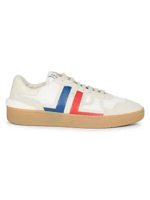 LANVIN Clay Low-top Tennis Sneakers White Multicolor