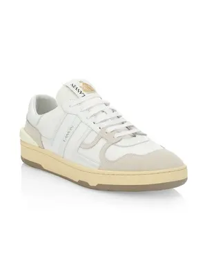 LANVIN Clay Low-top Tennis Sneakers - White