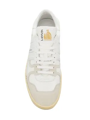 LANVIN Clay Low-top Tennis Sneakers - White
