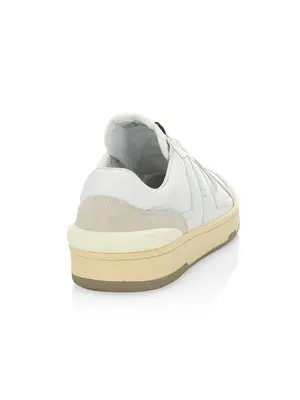 LANVIN Clay Low-top Tennis Sneakers - White