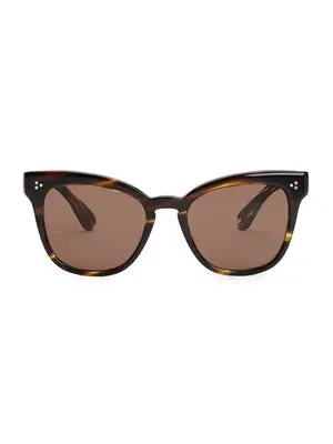 Oliver Spencer Marianela 54mm Cat-eye Sunglasses Dark Tortoise