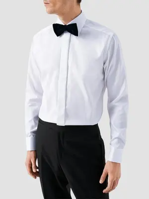 Eton Slim-fit Diamond Weave Formal Dress Shirt