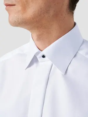 Eton Slim-fit Diamond Weave Formal Dress Shirt