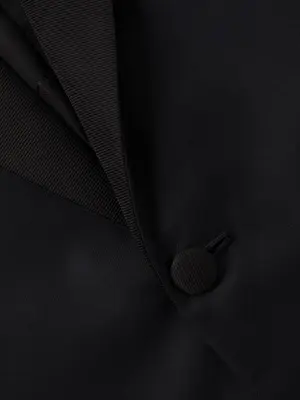 Isaia Sanita Two-button Wool Tuxedo - Navy