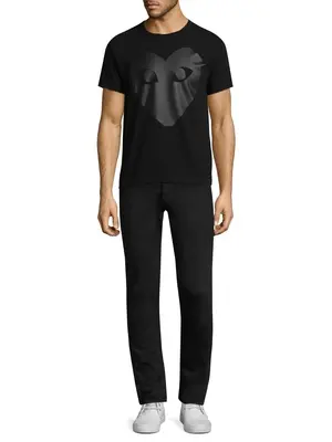 Play Comme Des Garcon Heart Cotton Tee
