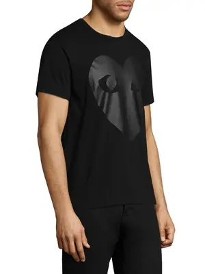 Play Comme Des Garcon Heart Cotton Tee