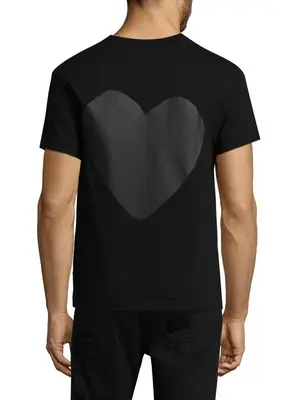 Play Comme Des Garcon Heart Cotton Tee