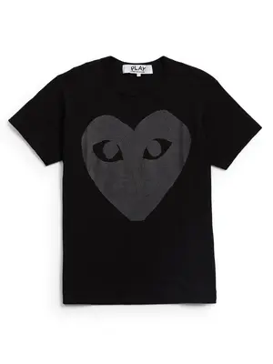Play Comme Des Garcon Heart Cotton Tee
