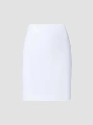 Akris Jersey Mini Skirt - Cream