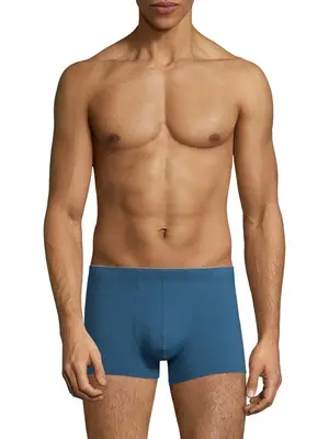 Hanro Cotton Superior Boxer Briefs - Black