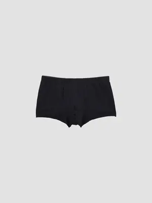 Hanro Cotton Superior Boxer Briefs - Black