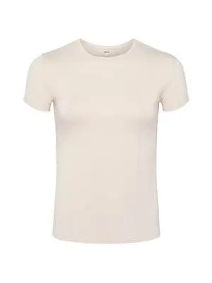 L'Agence Ressi Crewneck Tee Bisque
