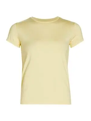 L'Agence Ressi Crewneck Tee Pale Daffodil