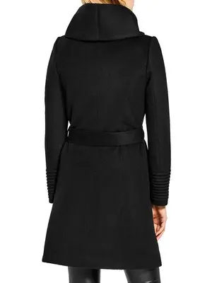 Sentaler Hooded Alpaca Wrap Coat