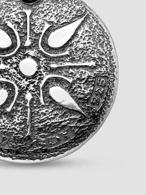 David Yurman Petrvs Lion Coin Amulet In Sterling 25mm