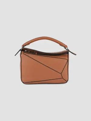 Loewe Puzzle Leather Bag - Tan