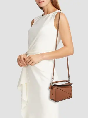 Loewe Puzzle Leather Bag - Tan
