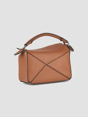 Loewe Puzzle Leather Bag - Tan
