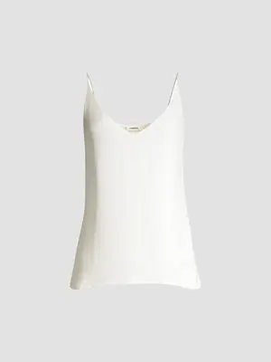 L'Agence Gabriella V-neck Tank - Ivory