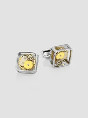 Tateossian Gear Cuff Links - Silver