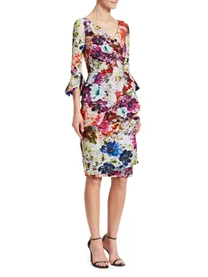 Chiara Boni La Petite Robe Triana Floral Wrap Dress