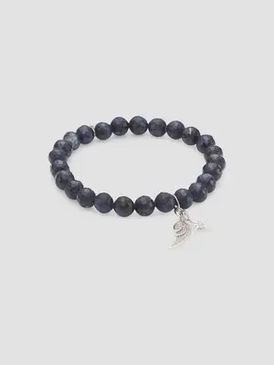 SYDNEY EVAN 14k White Gold, Sapphire & Diamond Mixed-charm Bracelet