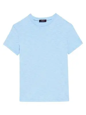 Theory Tiny Tee Organic Cotton Crewneck Oasis