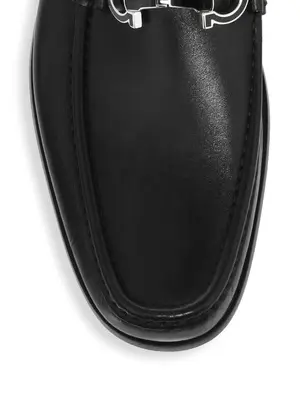 FERRAGAMO Chris Horse-bit Leather Loafers