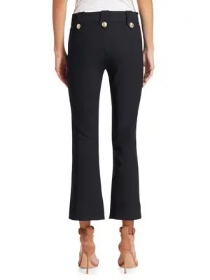 Derek Lam 10 Crosby Robertson Crop Flare Pants - White