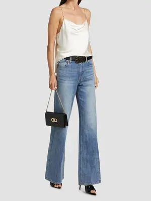 Cami Nyc Busy Cowlneck Silk-blend Blouse - White