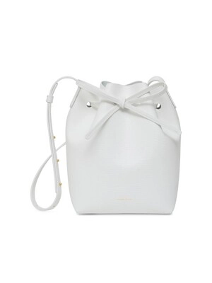 MANSUR GAVRIEL Mansur Gavriel Mini Leather Bucket Bag Bianco