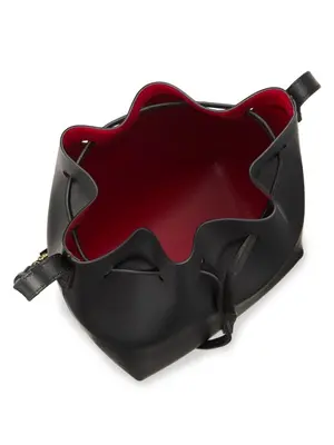 MANSUR GAVRIEL Mini Leather Bucket Bag - Black Flamma