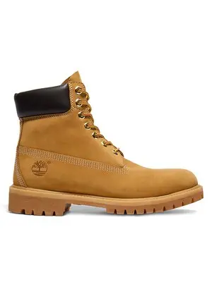 Timberland Men's Premium Waterproof Leather Work Boots - Wheat Nubuck  Wheat Nubuck