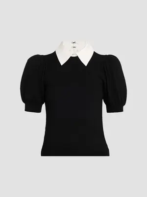 ALICE + OLIVIA Chase Puff-sleeve Sweater