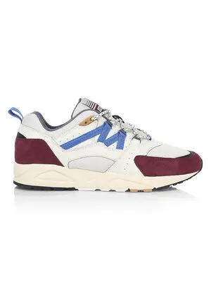 KARHU Men's Fusion 2.0 Throwback Synthetic Sneakers - Silver Jet  Rhododenor