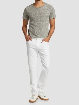 Monfrère Brando Stretch Japanese Slim-fit Jeans - White