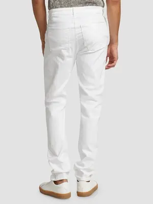 Monfrère Brando Stretch Japanese Slim-fit Jeans - White
