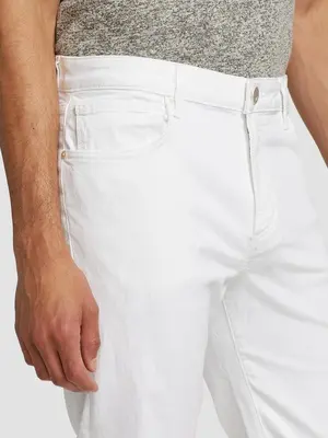 Monfrère Brando Stretch Japanese Slim-fit Jeans - White