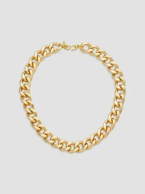 KENNETH JAY LANE 20k Goldplated Curb-link Toggle Collar Necklace - Gold