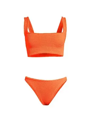 Hunza G Women's Xandra 2-Piece Bikini Set - Orange Orange