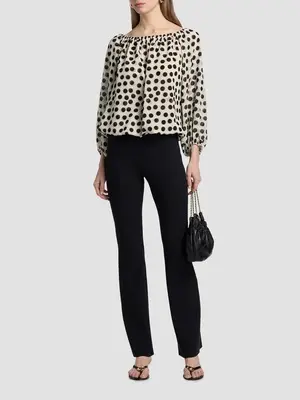 Chiara Boni La Petite Robe Venusette Wide-leg Pants - Black
